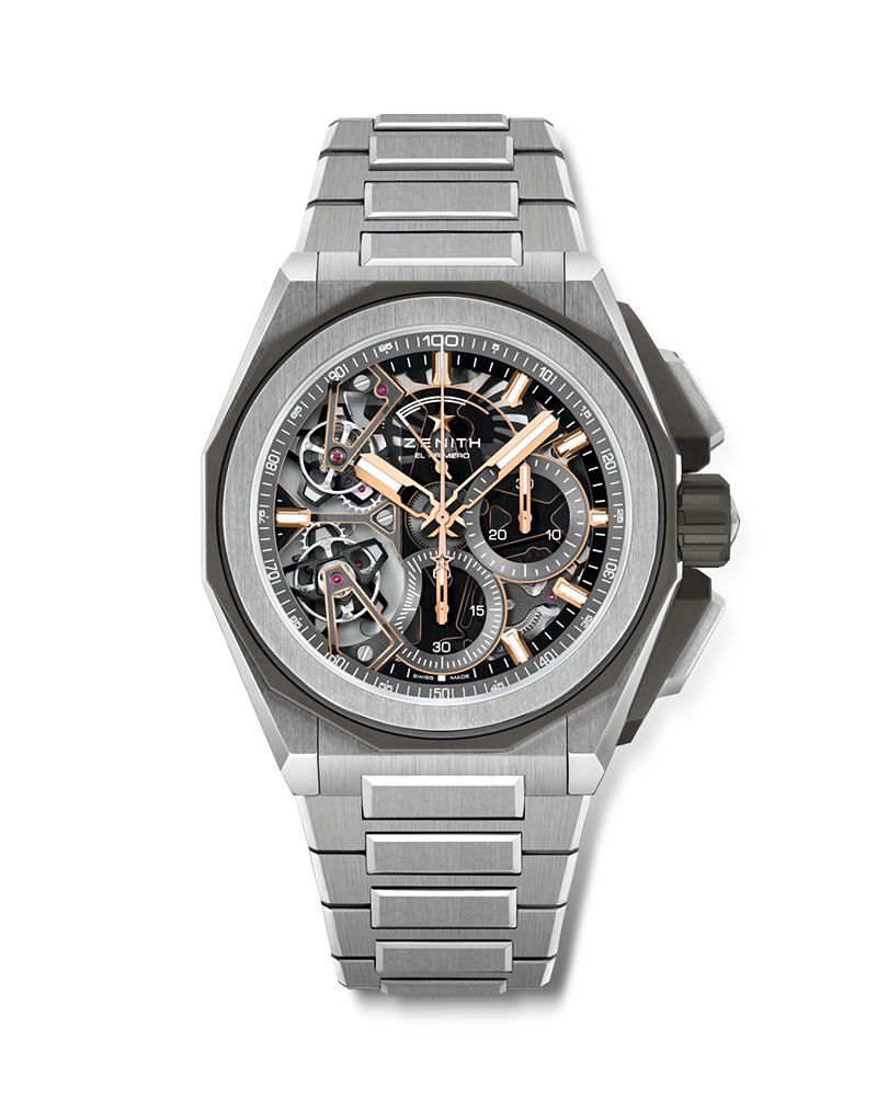 Zenith - Defy Extreme Watch for Men with Titanium Bracelet - 95.9100. ...